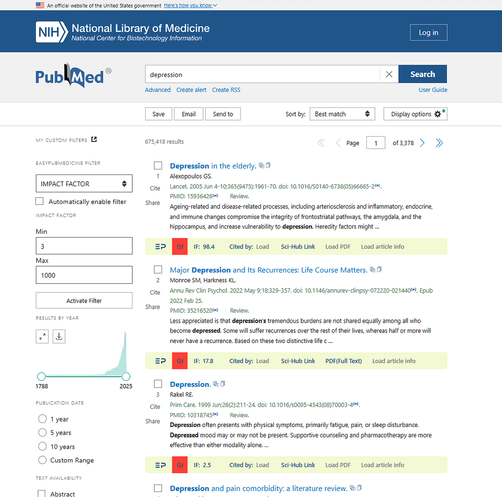 🌟看论文必备！PubMed插件显示影响因子工具大揭秘 - 最新资讯 - BehaviorAtlas Community 计算神经行为学社区